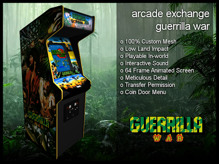Second Life Marketplace - [AMG] Arcade Exchange - Guerrilla War